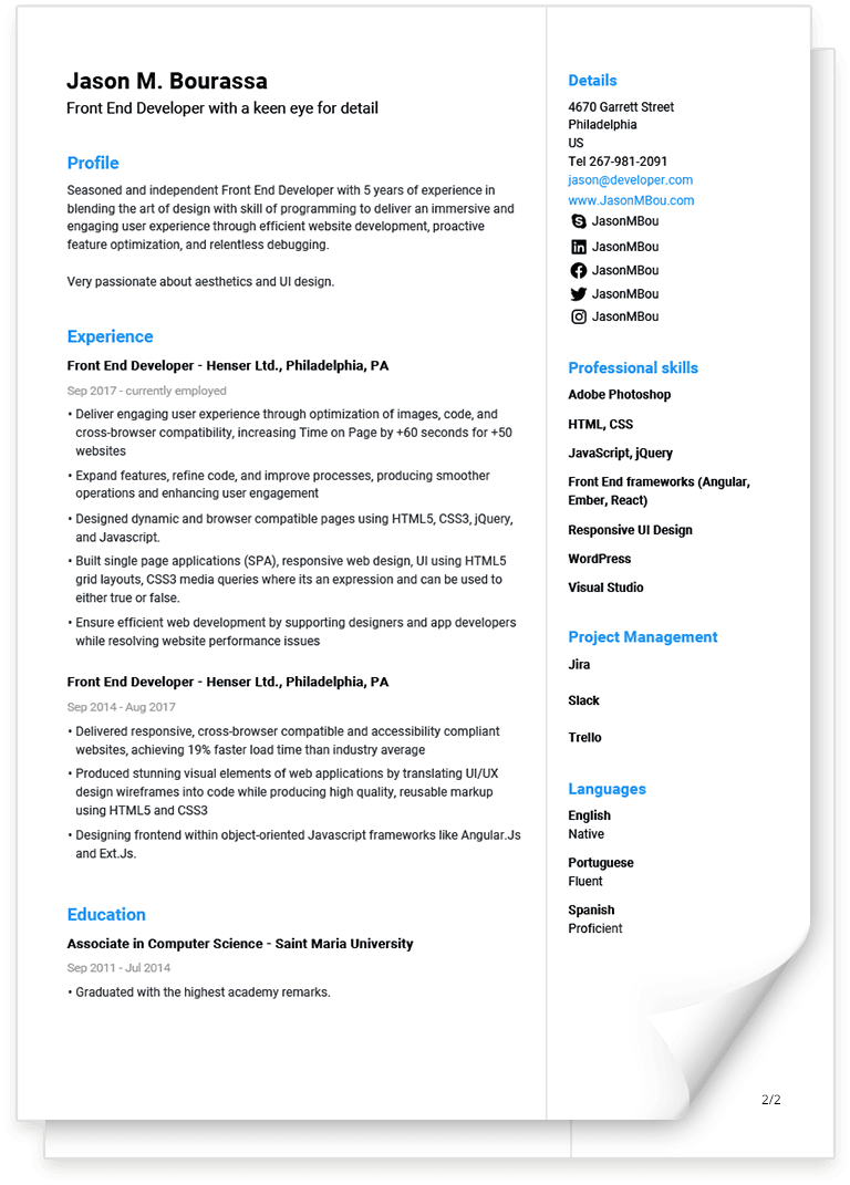 CV Template Design And Customize Your CV For 2023